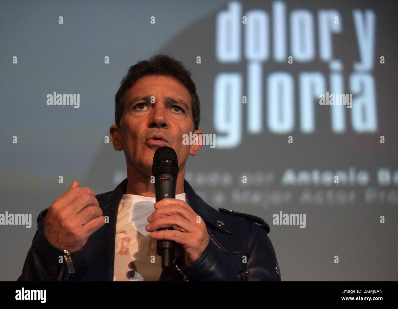 Spanish actor and director Antonio Banderas, who was nominated to ...
