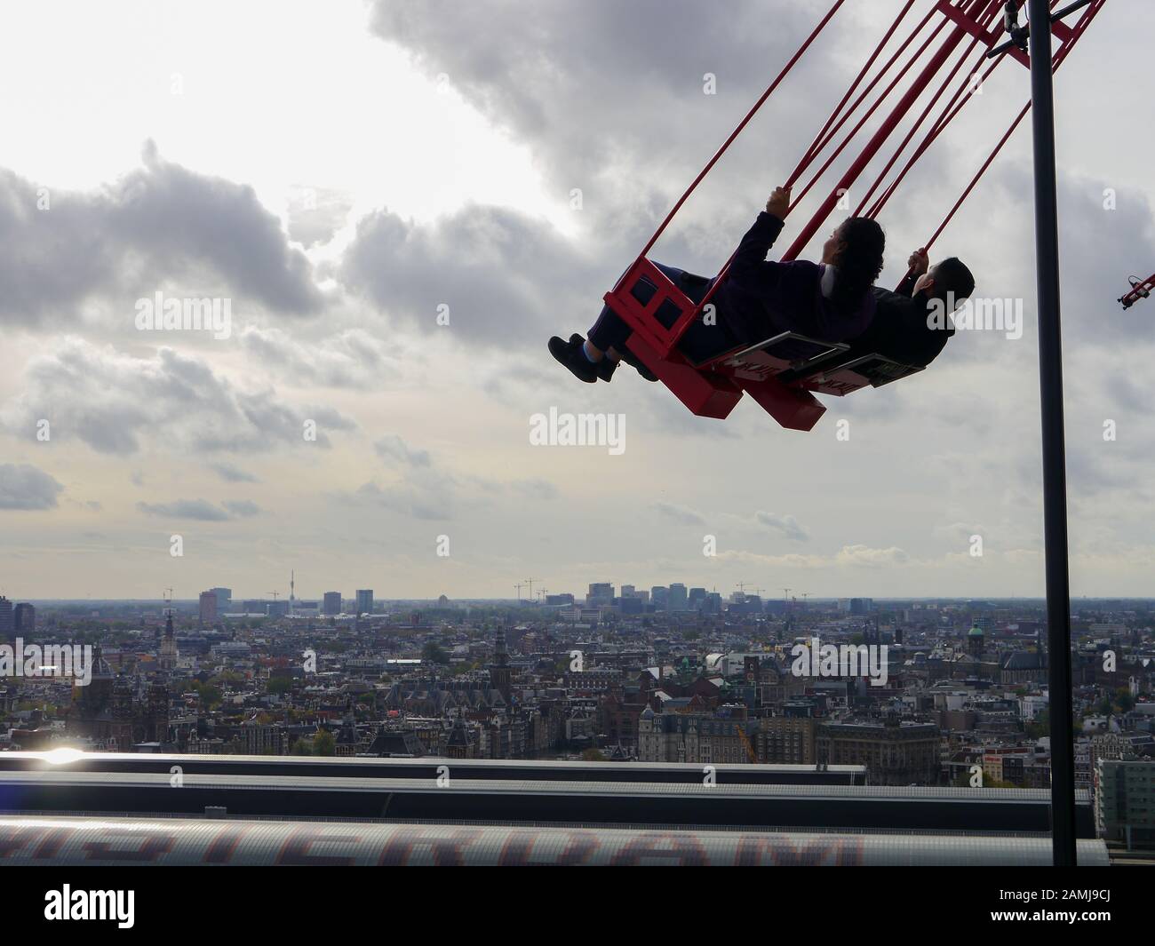 The Amsterdam Lookout, Adam tower swing, the highest swing in Europe ...