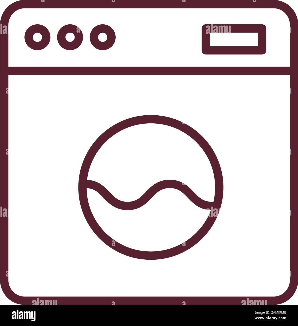 Loading the washer Stock Vector Images - Alamy