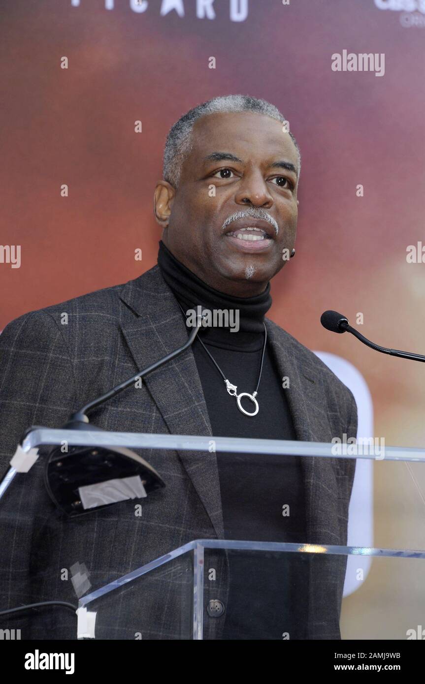 Los Angeles, CA. 13th Jan, 2020. LeVar Burton at the induction ceremony ...