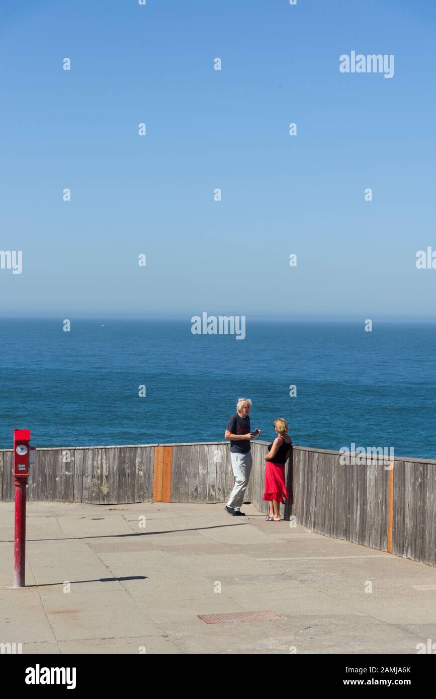 Lands End lookout trail in San Francisco within the Golden Gate ...