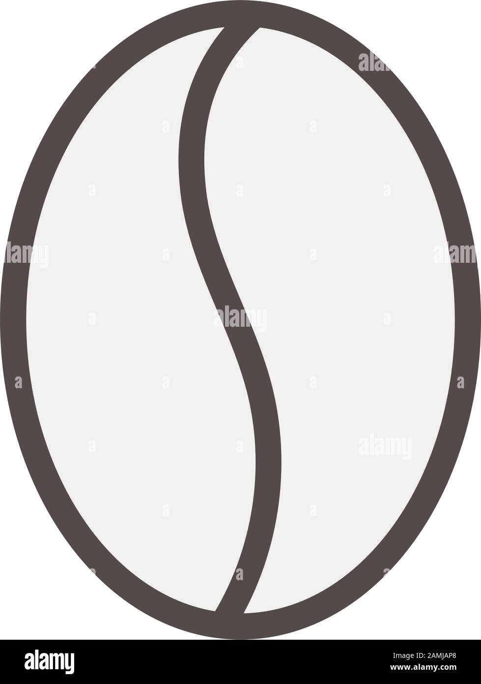 coffee grain seed isolated icon Stock Vector Image & Art - Alamy