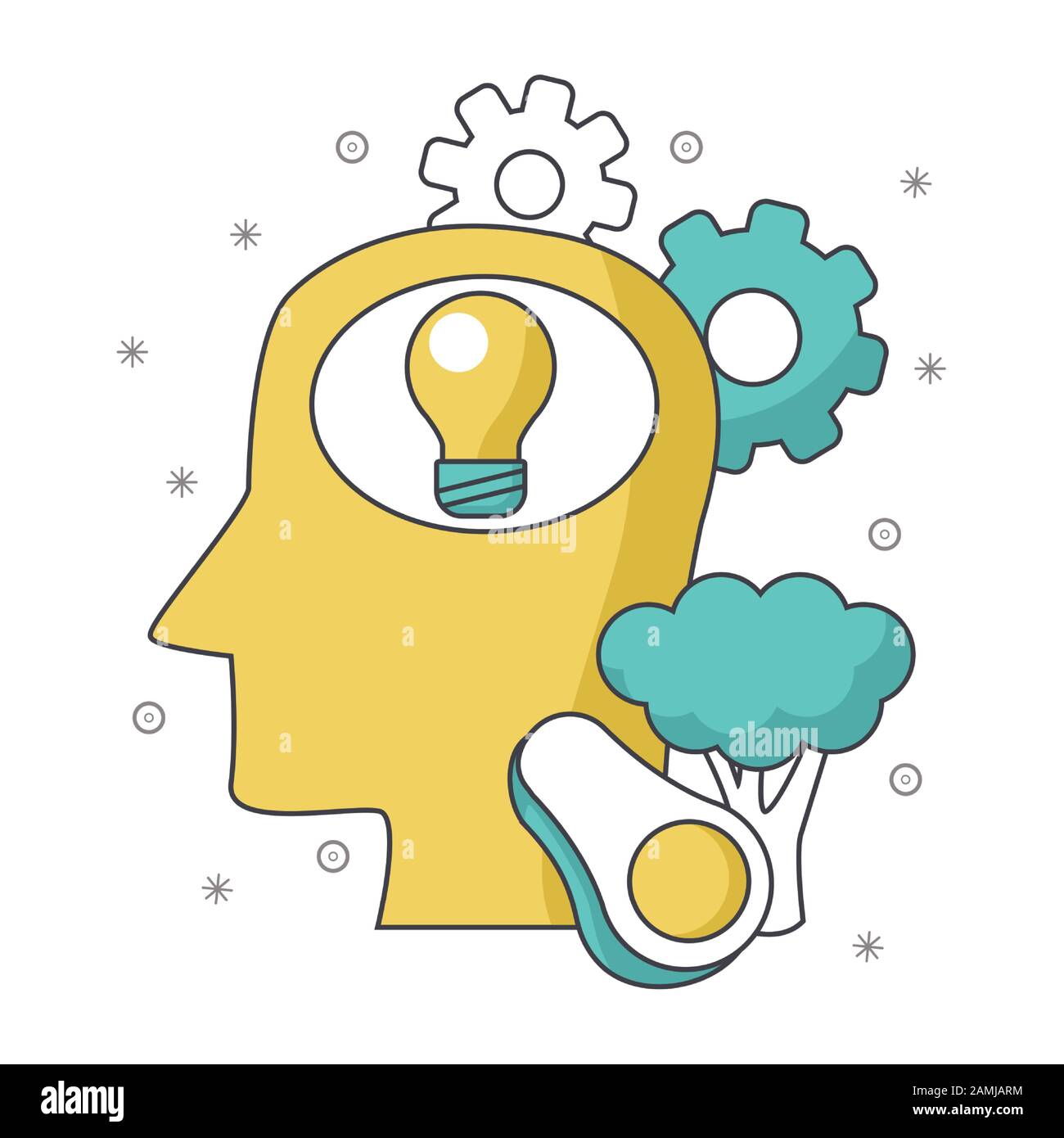 Vegetables face head Stock Vector Images - Alamy