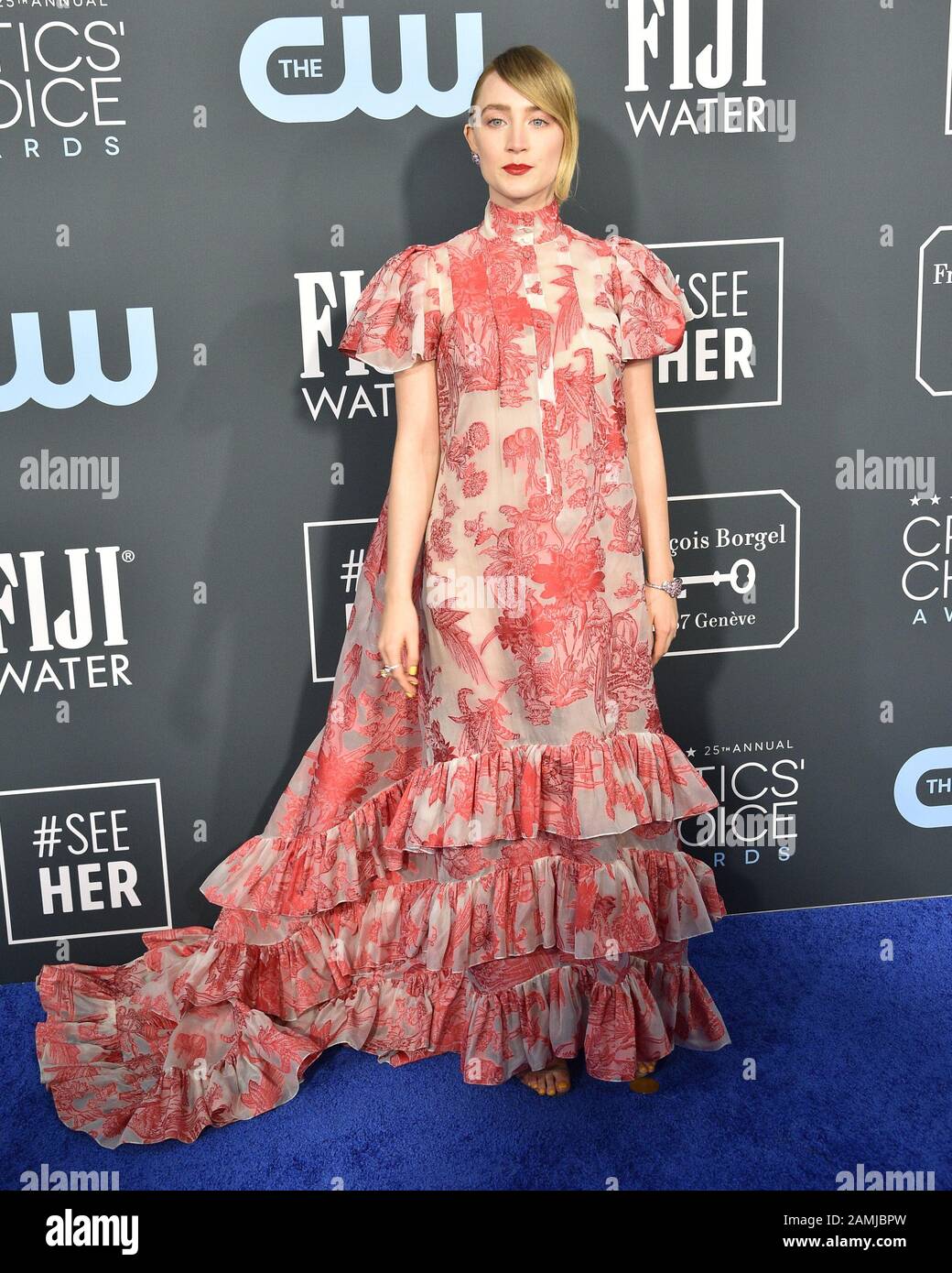 January 12, 2020, Santa Monica, CA, USA: LOS ANGELES - JAN 12: Saoirse ...