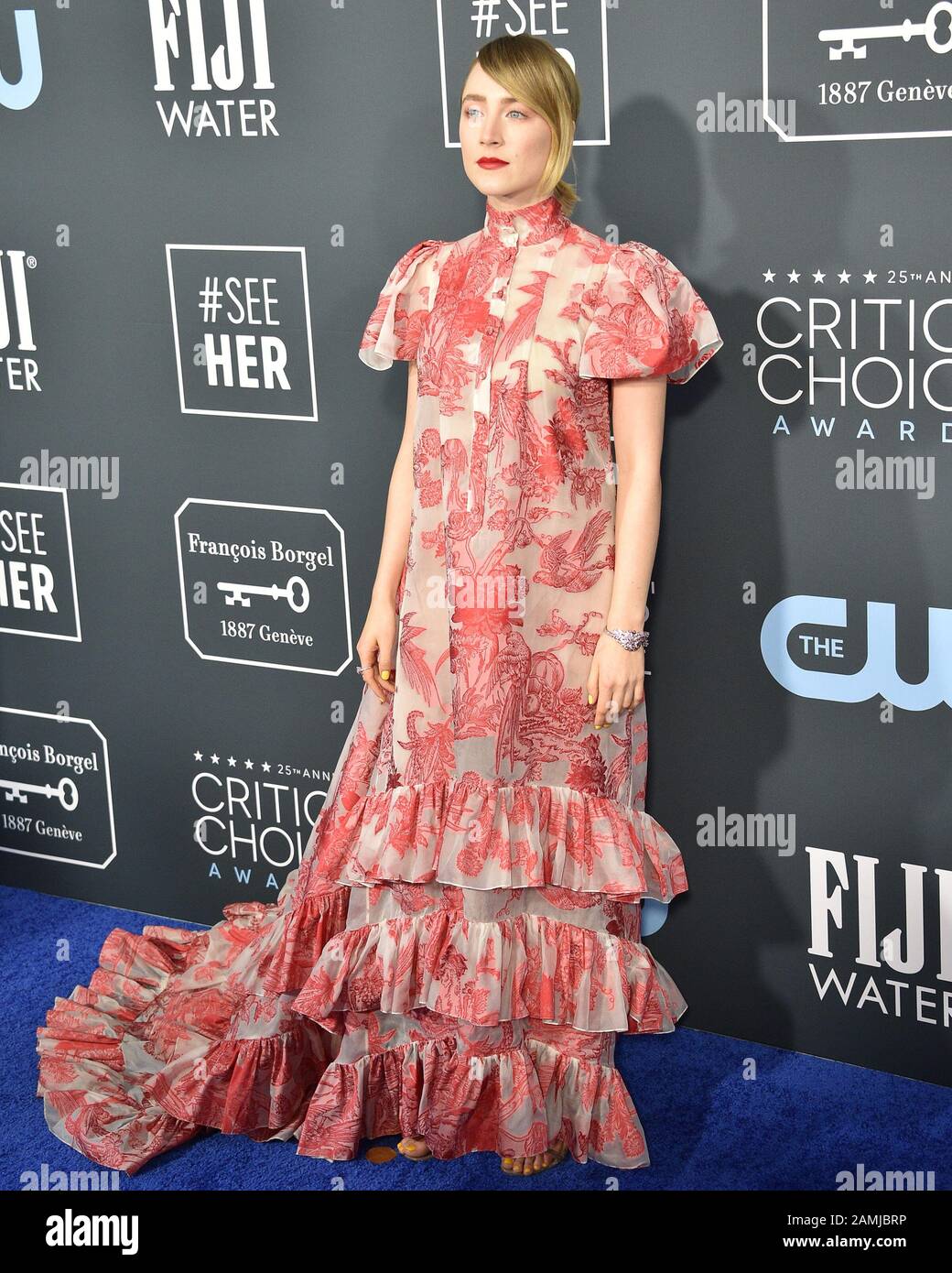 January 12, 2020, Santa Monica, CA, USA: LOS ANGELES - JAN 12: Saoirse ...