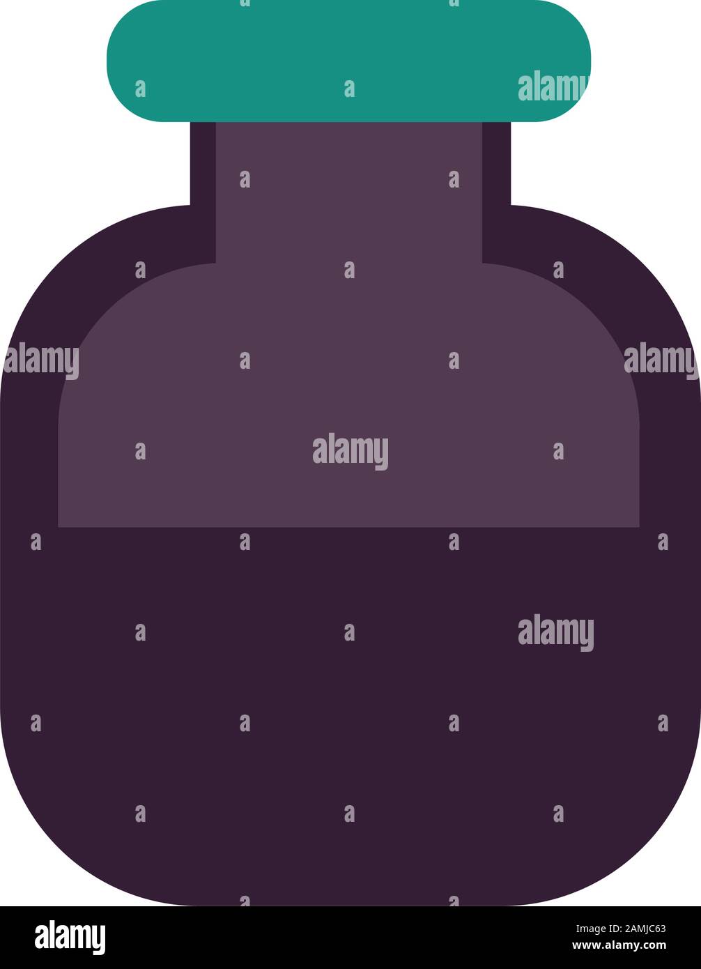 ink bottle container isolated icon Stock Vector Image & Art - Alamy