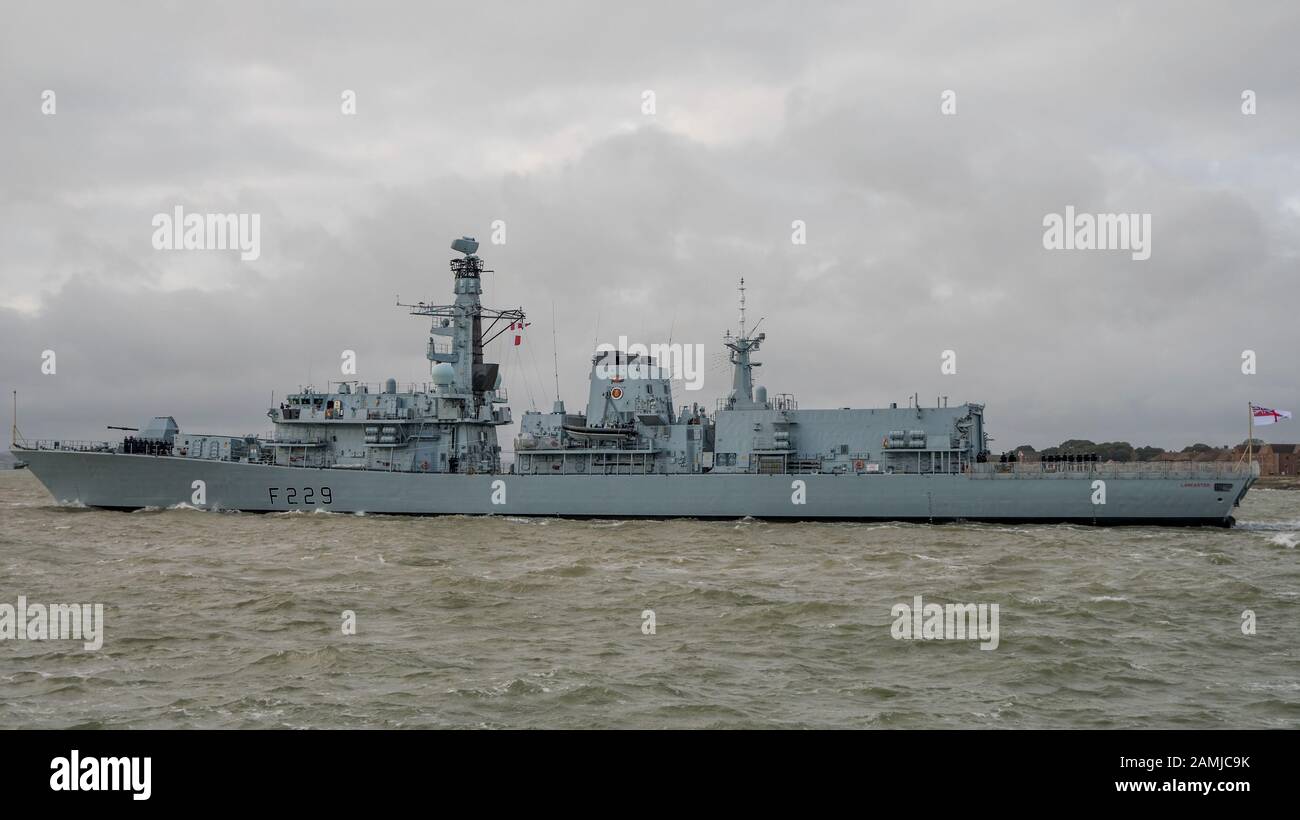 The Royal Navy Type 23 Duke Class frigate HMS Lancaster (F229 ...