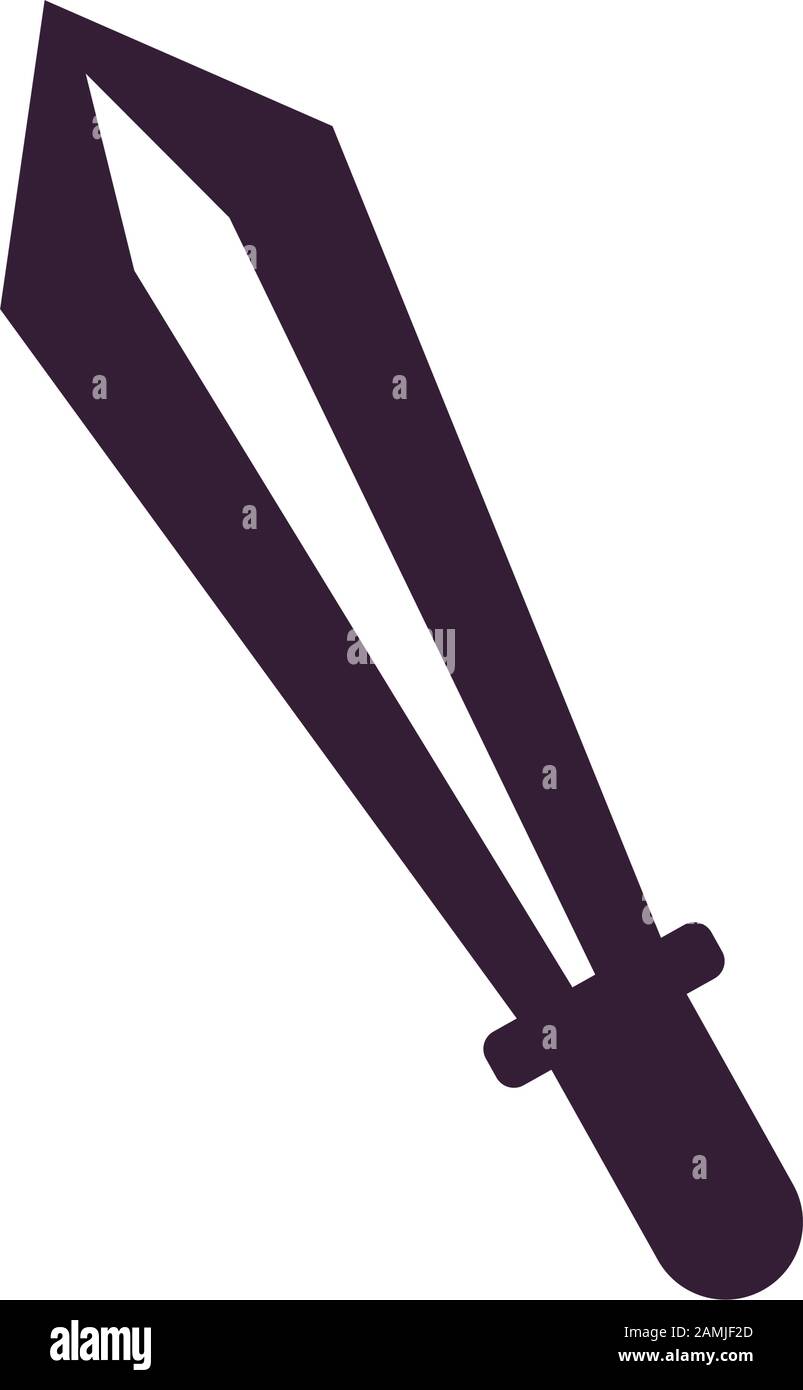 sword fairytale object isolated icon Stock Vector Image & Art - Alamy