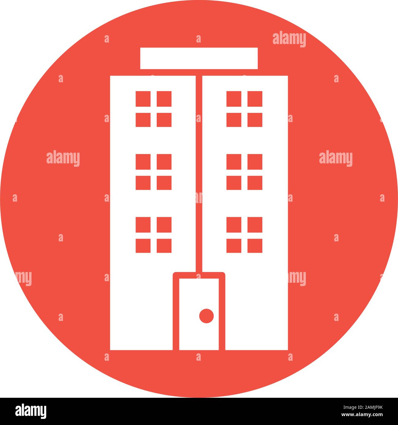 building front facade isolated icon Stock Vector Image & Art - Alamy