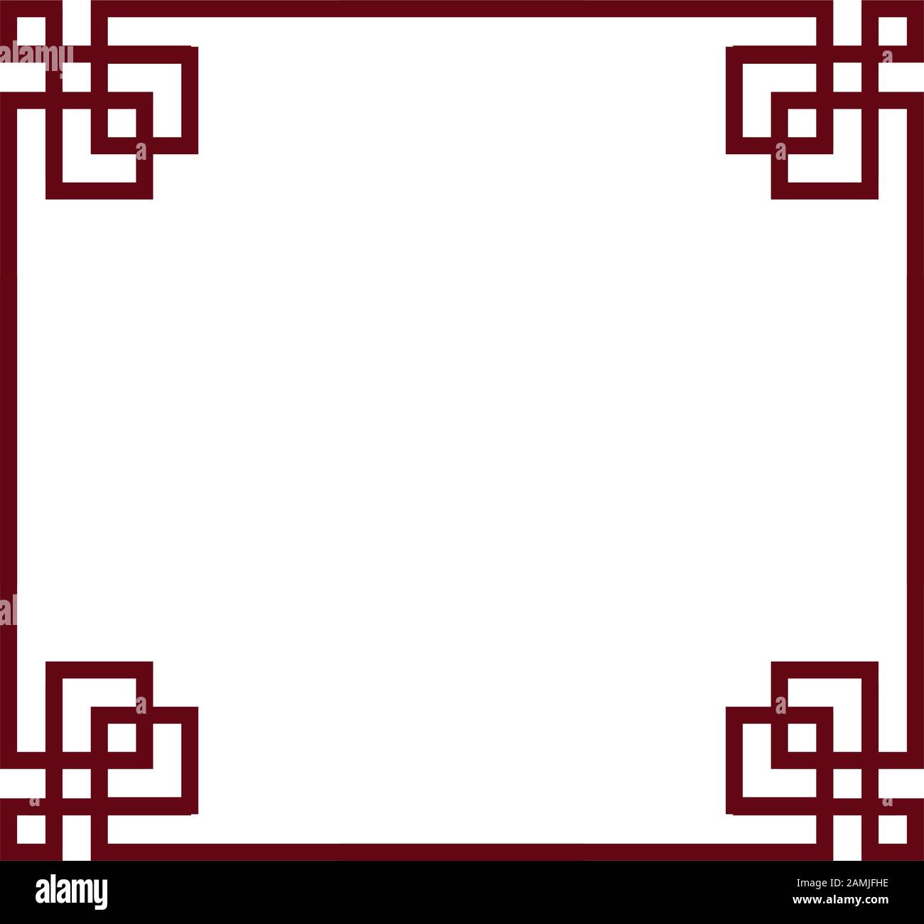 chinese culture elegant frame icon Stock Vector Image & Art - Alamy