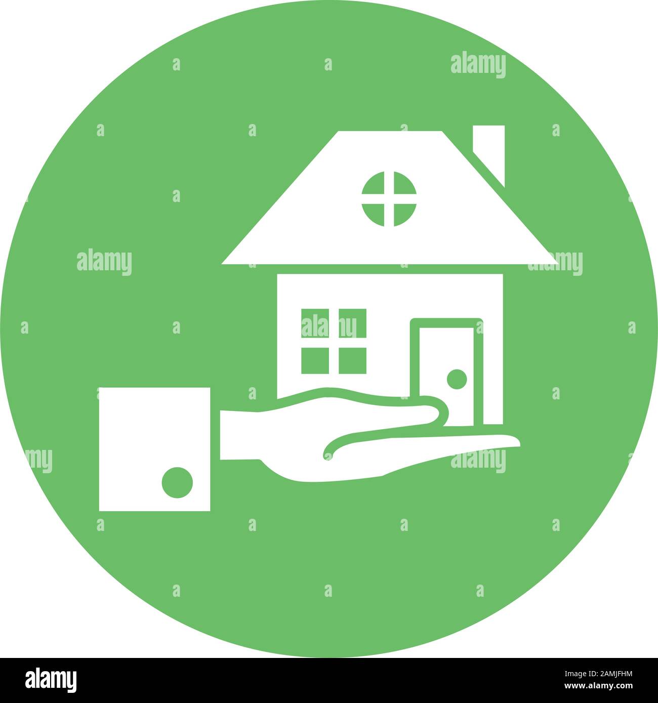 Lift small house Stock Vector Images - Alamy