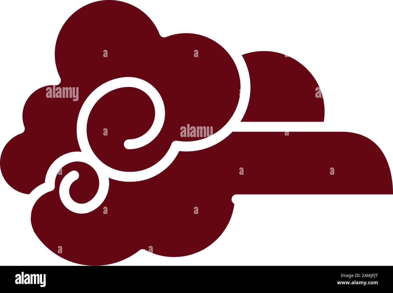 chinese cloud decorative isolated icon Stock Vector Image & Art - Alamy