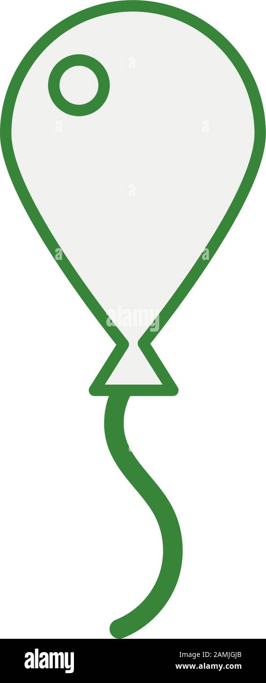 Balloon Helium Floating Isolated Icon Stock Vector Image And Art Alamy
