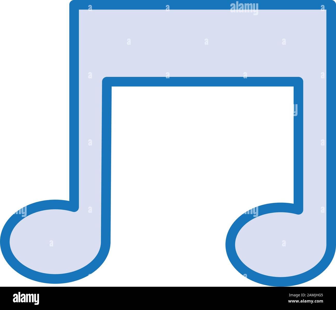 music note sound isolated icon Stock Vector Image & Art - Alamy