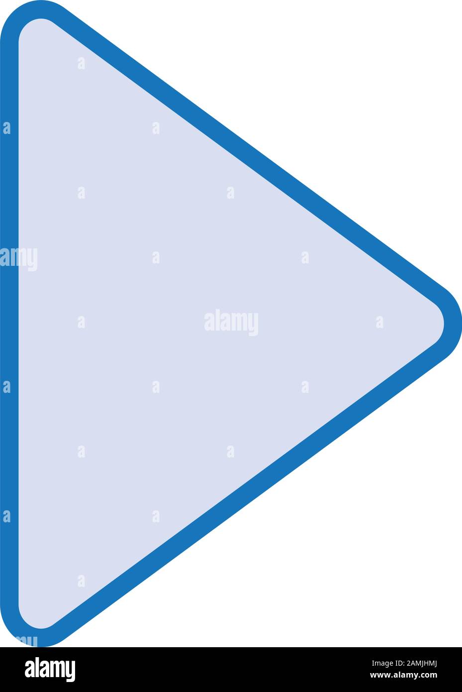 media player play button isolated icon Stock Vector Image & Art - Alamy