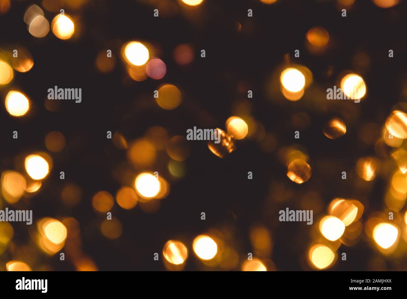 Abstract shiny Christmas lights reflection background Stock Photo - Alamy