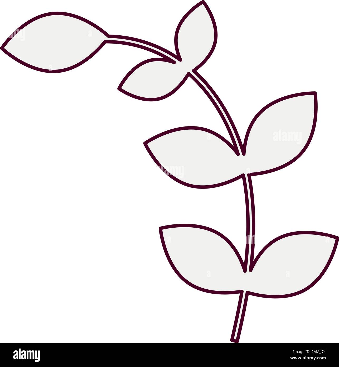 simple plant desing isolated icon Stock Vector Image & Art - Alamy