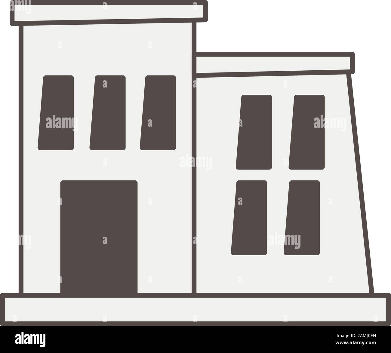 Traditional school building Cut Out Stock Images & Pictures - Alamy