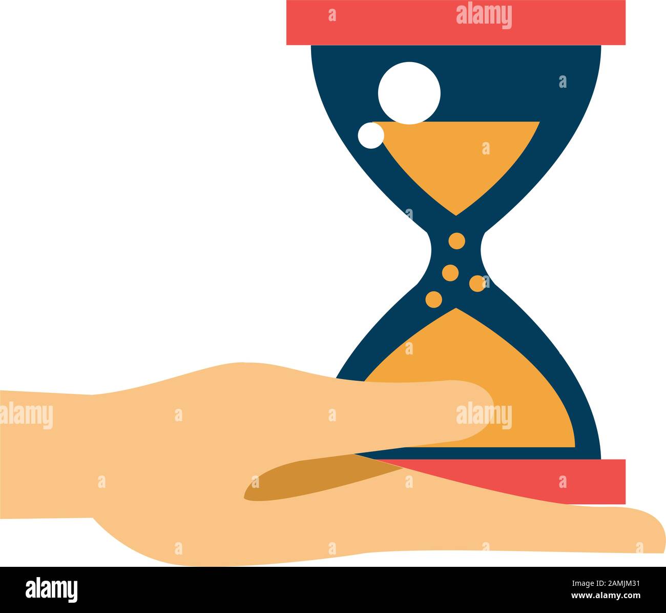 hand lifting hourglass timer icon Stock Vector Image & Art - Alamy