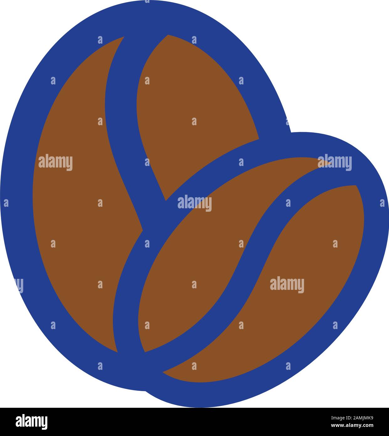 coffee grain seed isolated icon Stock Vector Image & Art - Alamy