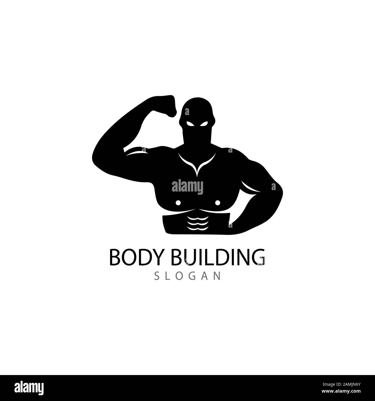 symbol, gym, template, badge, strong, design, muscle, element, emblem ...