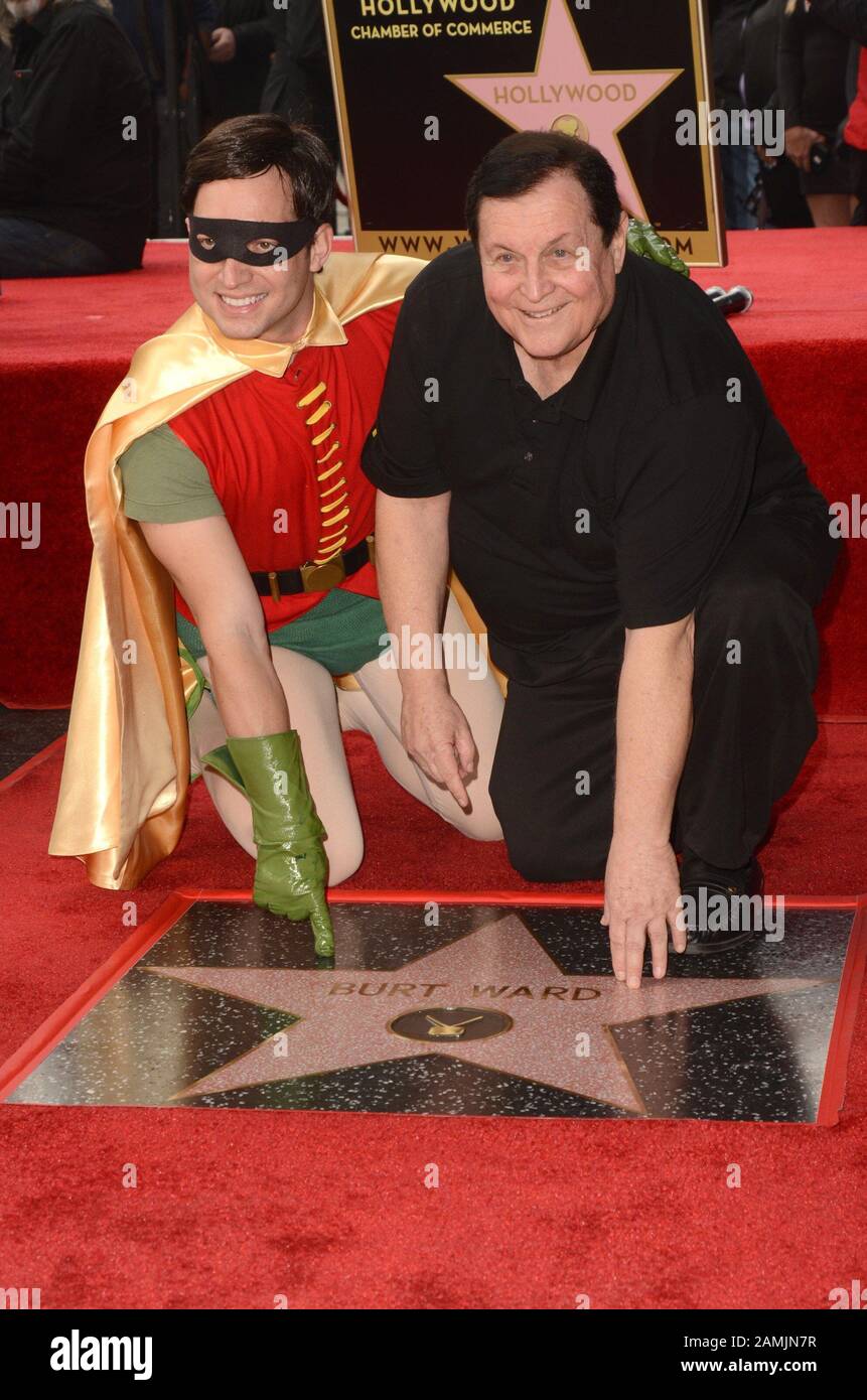 Los Angeles, CA. 9th Jan, 2020. Burt Ward at the induction ceremony for ...