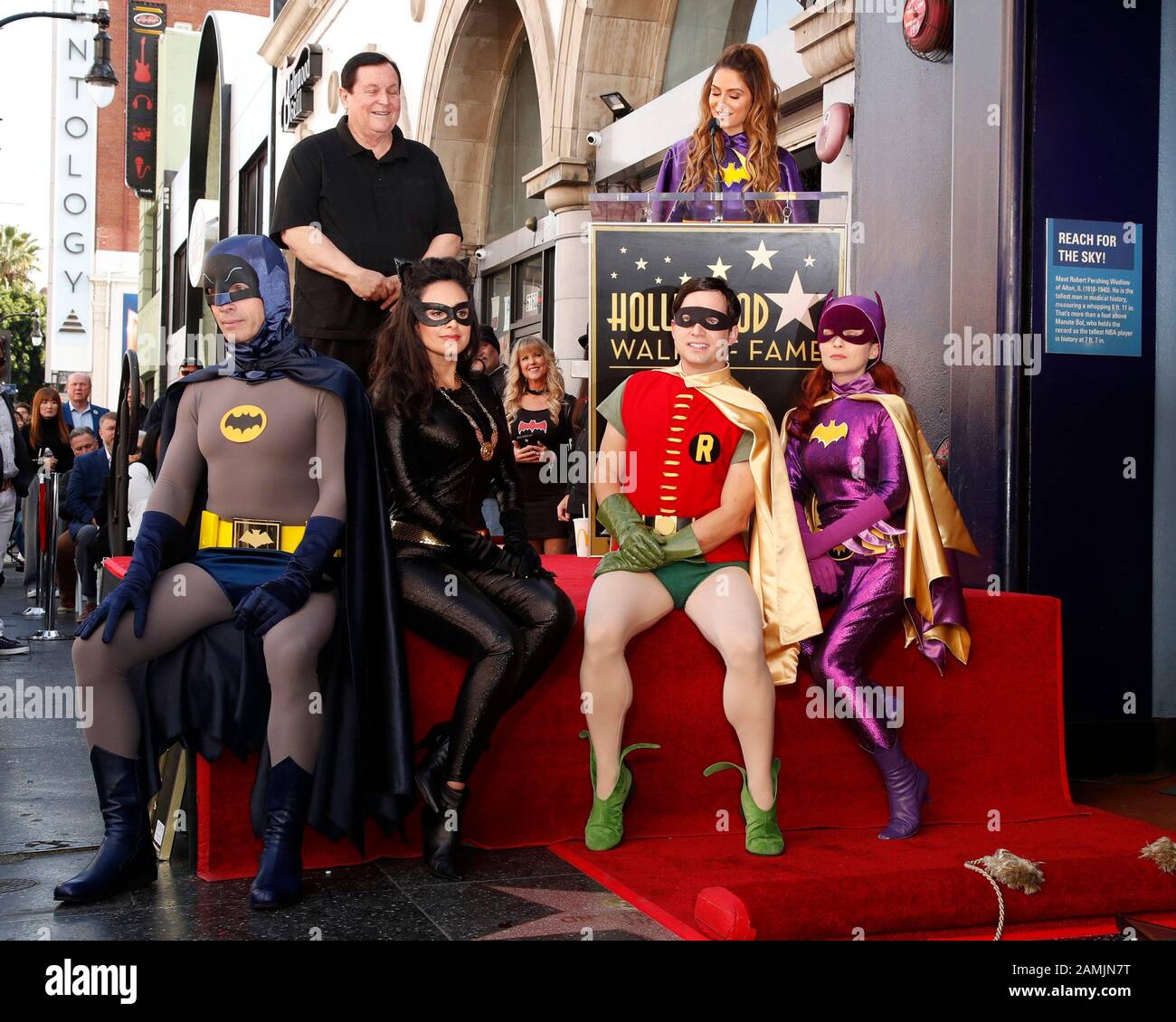 Los Angeles, CA. 9th Jan, 2020. Burt Ward, Maria Menounos, Batman ...