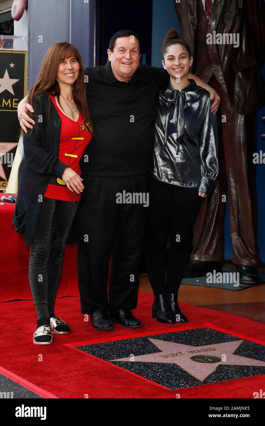 Los Angeles, CA. 9th Jan, 2020. Tracy Posner Ward, Burt Ward, Melody ...