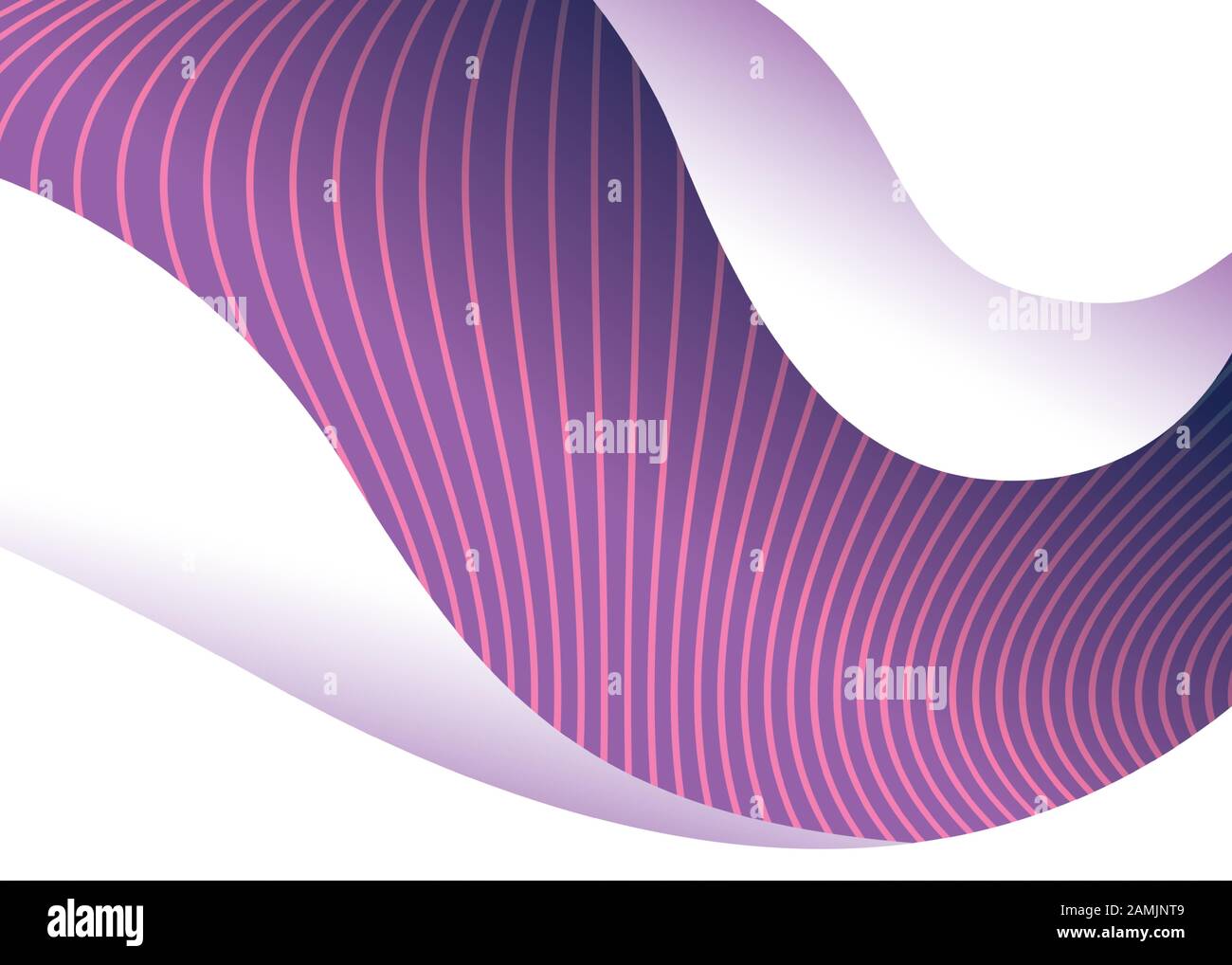 waves background, geometric figures on white background vector ...