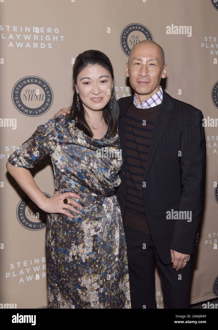 NEW YORK, NEW YORK - JANUARY 13: Jennifer Lim and Francis Jue attend ...
