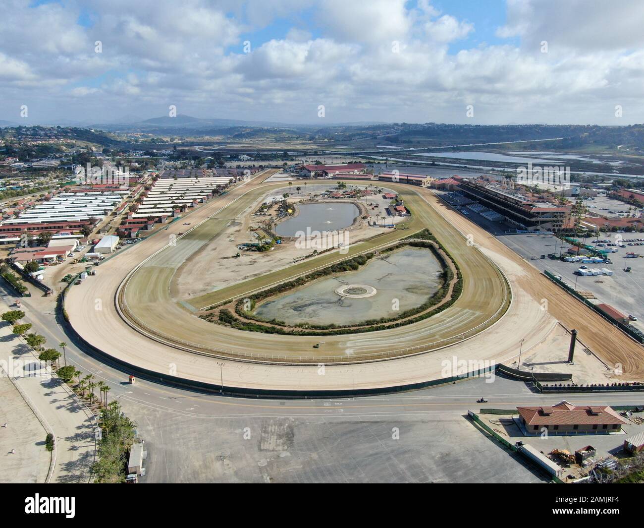 The Del Mar Racetrack. Horse racing questrian performance sport, San ...