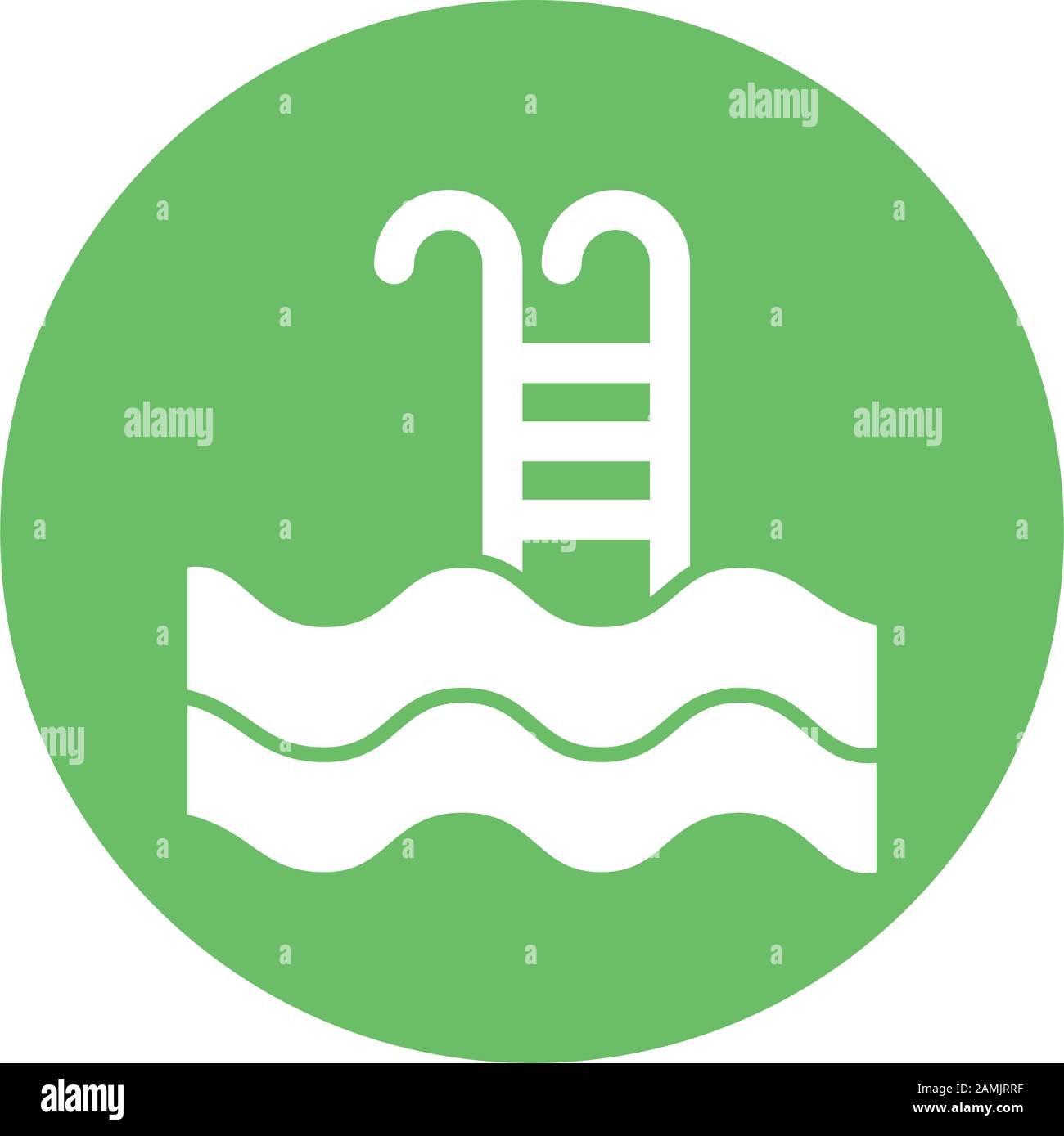 pool with stair isolated icon Stock Vector Image & Art - Alamy