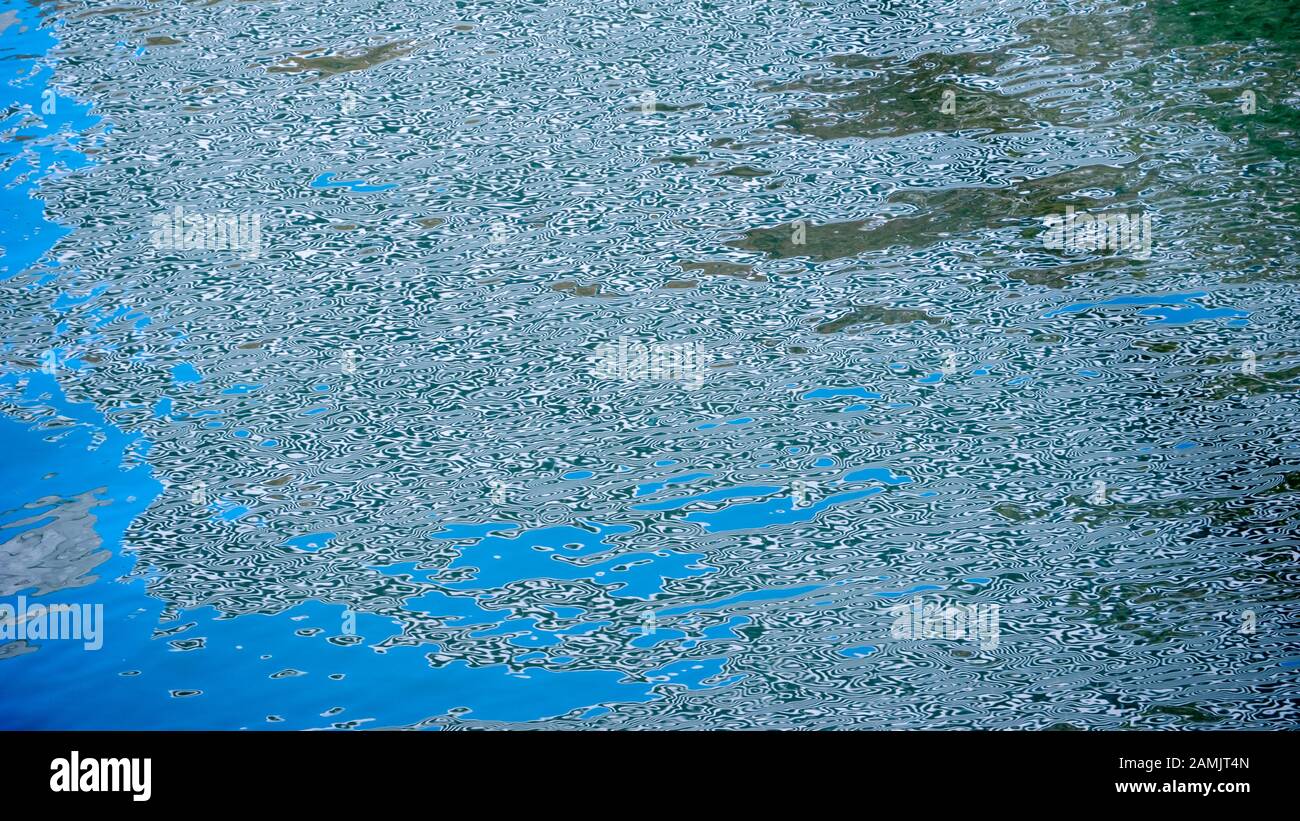 Abstract dark blue Waterfall wave water background texture Stock Photo ...