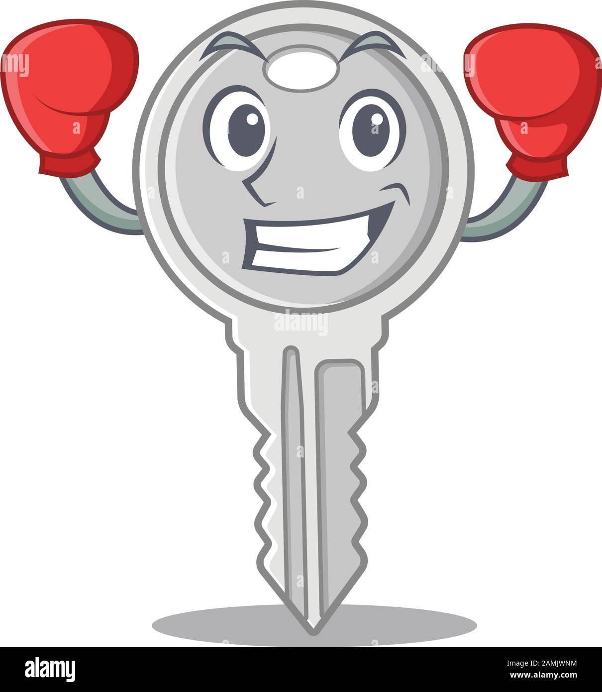 Sporty Boxing key mascot character in style Stock Vector Image & Art ...