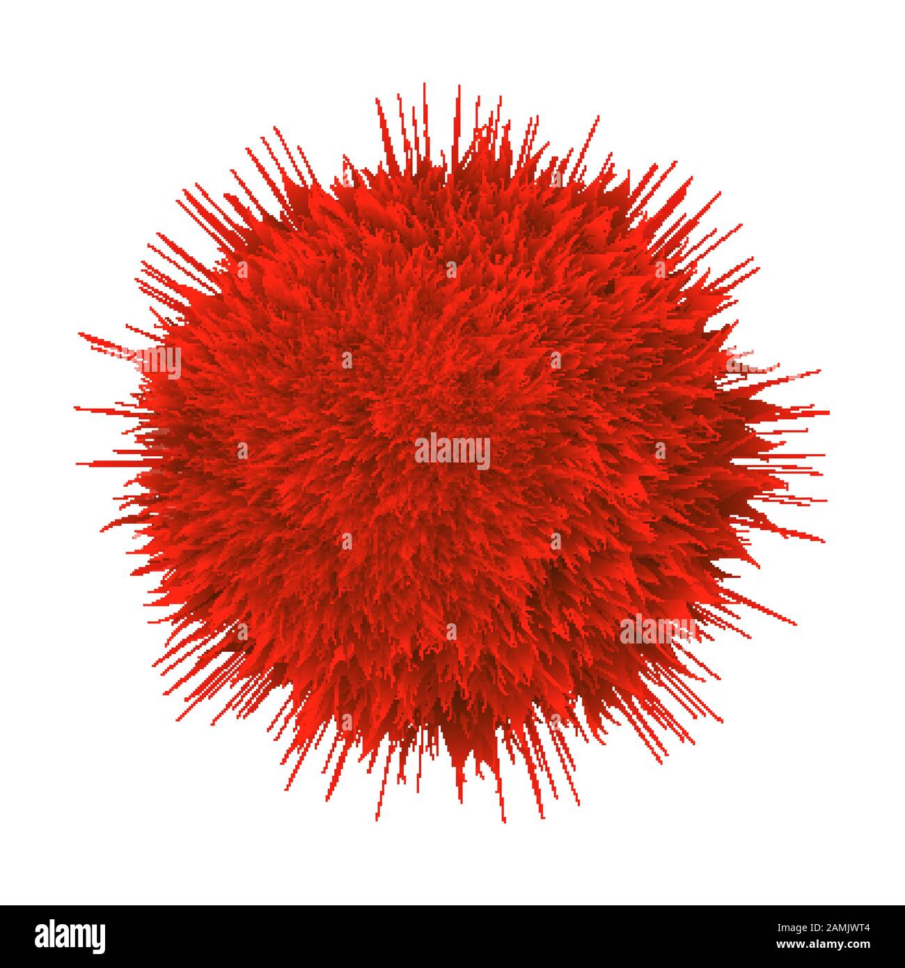 Microscopic Hiv Bacterial Microorganism Vector Stock Vector Image & Art ...