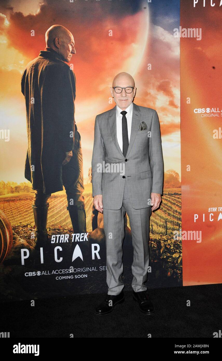 Los Angeles, CA. 13th Jan, 2020. Patrick Stewart at arrivals for STAR ...