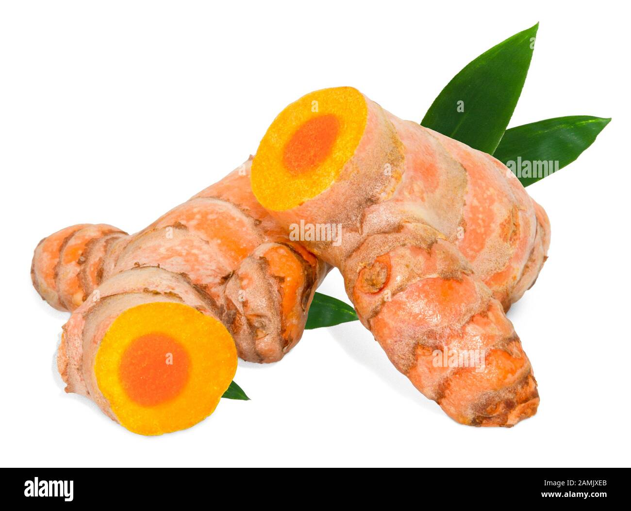 turmeric isolated on white background,with clipping path Stock Photo ...