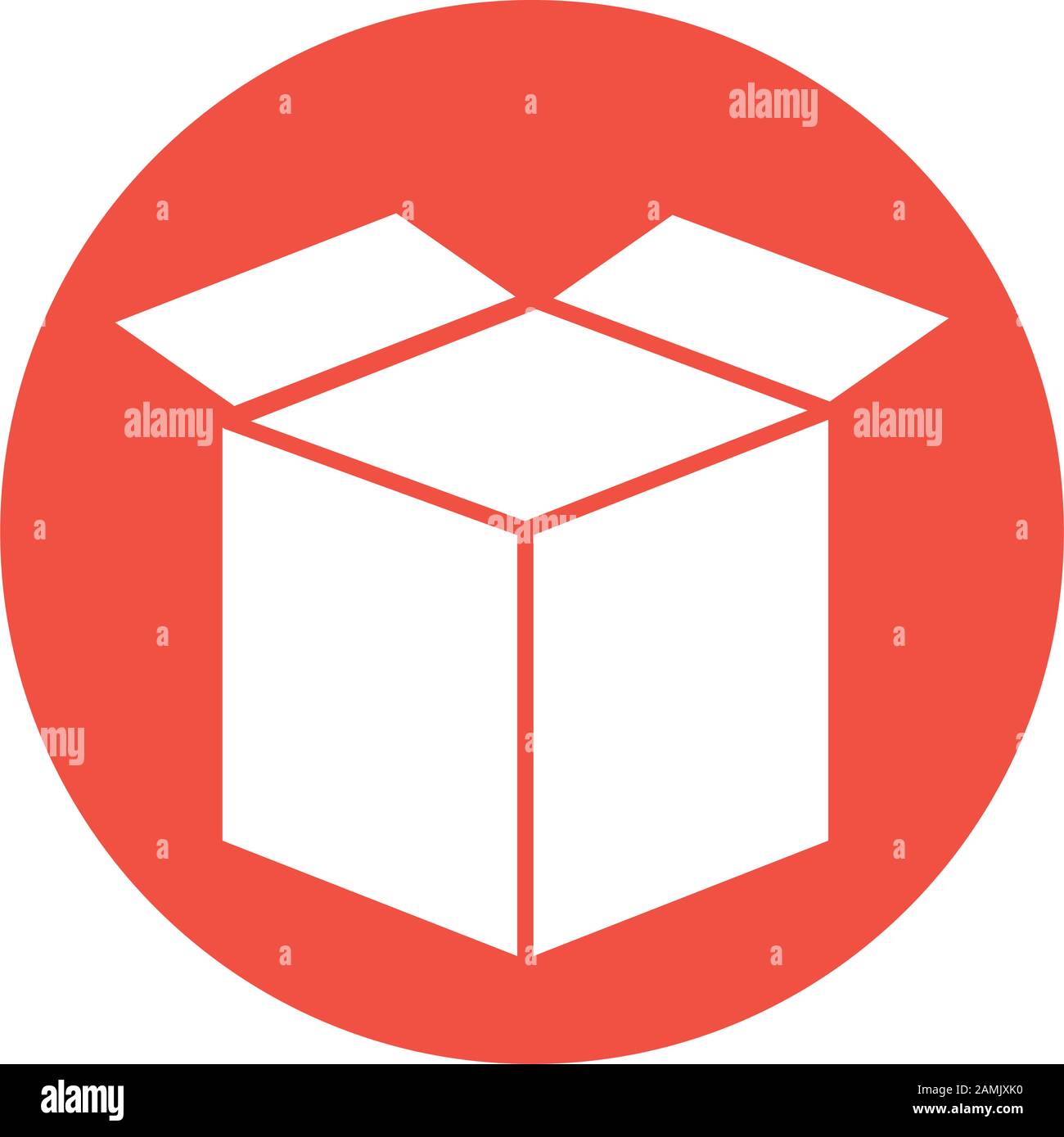 box carton packing isolated icon Stock Vector Image & Art - Alamy