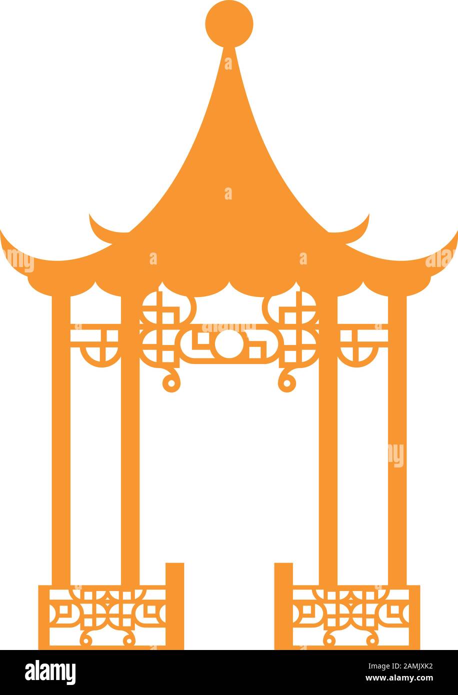 chinese culture construction isolated icon Stock Vector Image & Art - Alamy