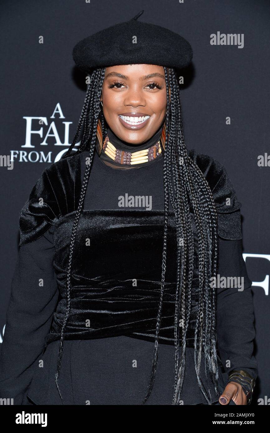 New York, USA. 13th Jan 2020. Actress Novi Brown attends Tyler Perry’s ...