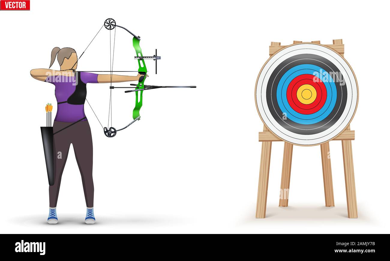 Recurve bow Stock Vector Images - Alamy