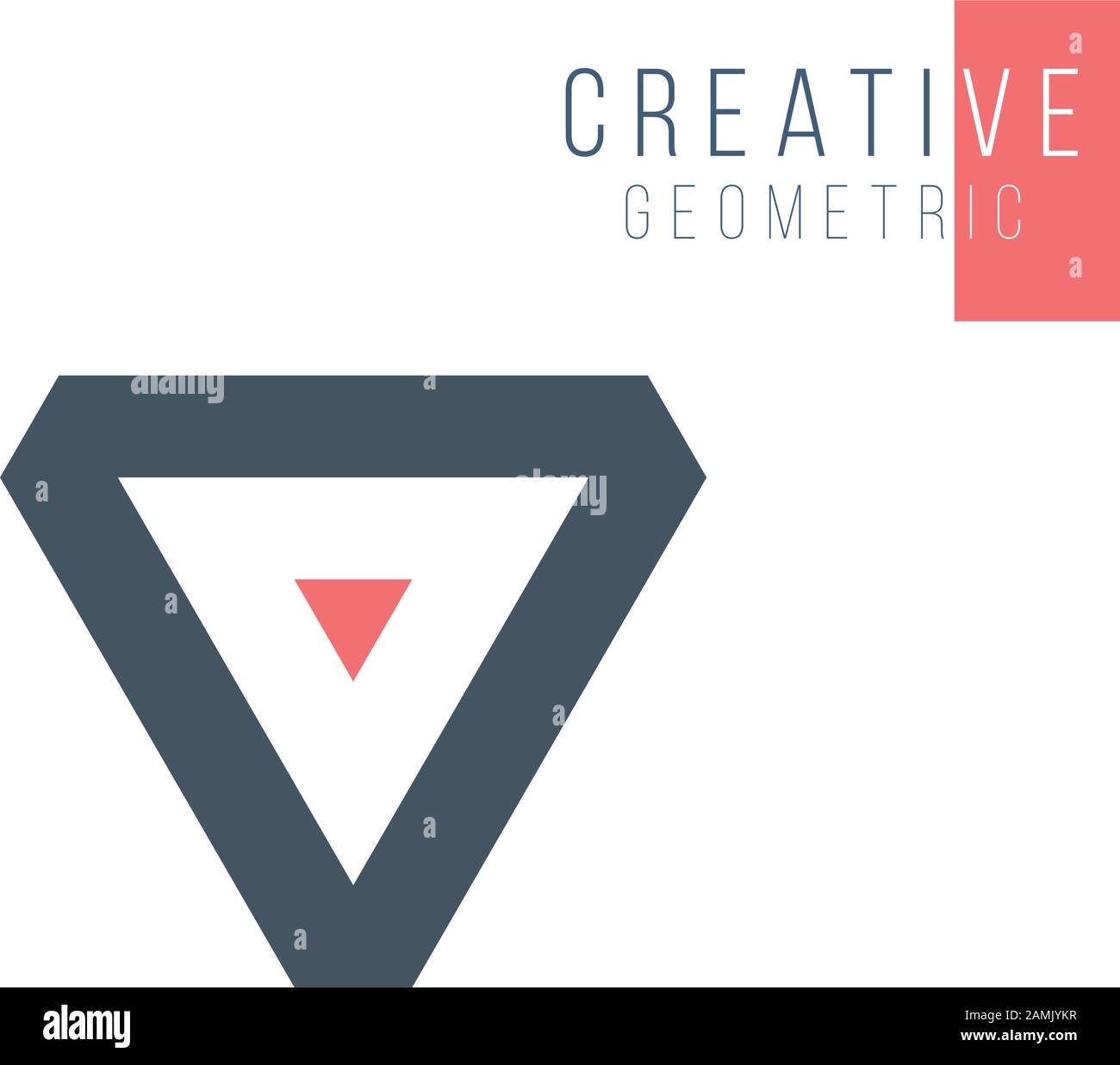 Triangle minimal geometry logo element. Technology business identity ...