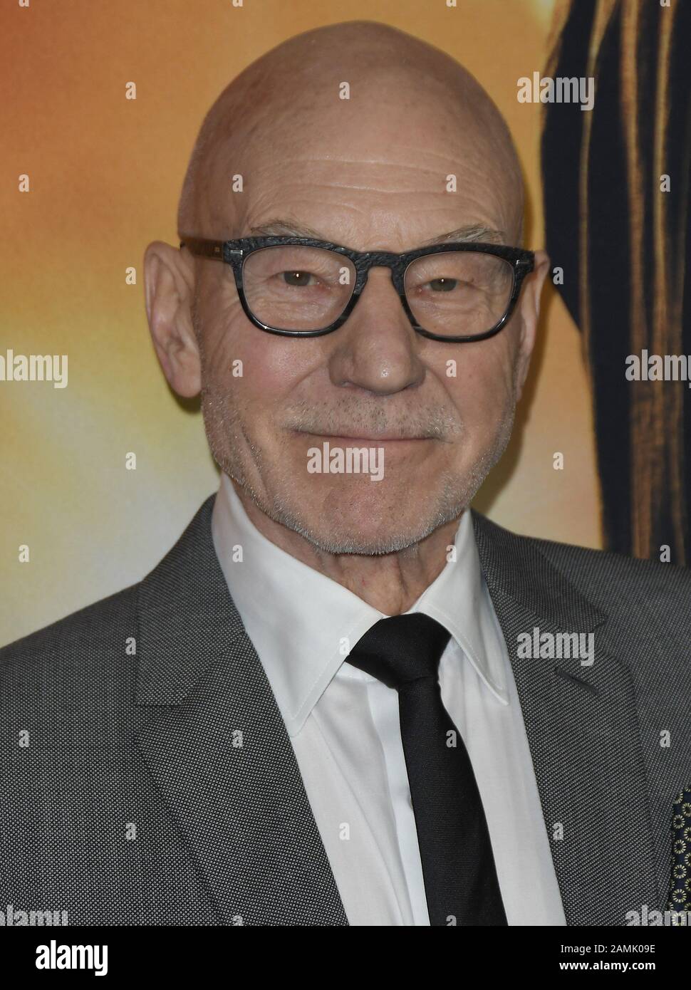 Los Angeles, USA. 13th Jan, 2020. Patrick Stewart arrives at the CBS ...