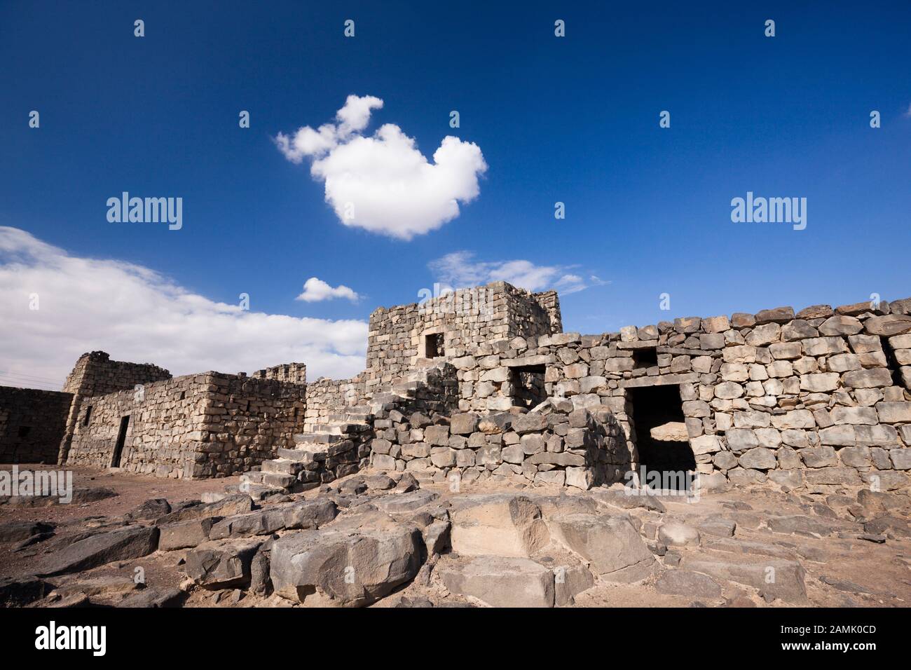 Qasr al-Azraq, Qusar Al Azraq, Blue Fortress, Desrt castle, Azraq ...
