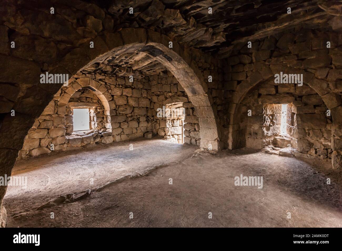 Qasr al-Azraq, Qusar Al Azraq, Blue Fortress, Desrt castle, Azraq ...