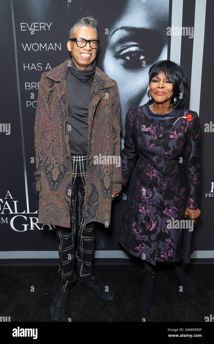 New York, NY - January 13, 2020: Michael B and Cicely Tyson attend ...