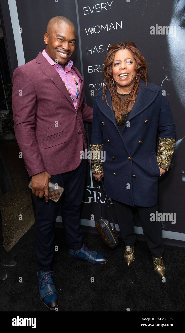 New York, NY - January 13, 2020: Chaz Shepherd and Valerie Simpson ...