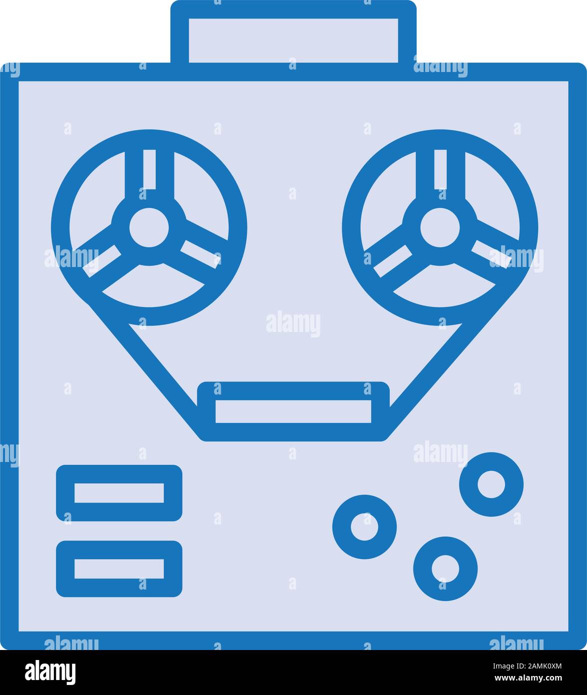 tape reel record machine isolated icon Stock Vector Image & Art - Alamy