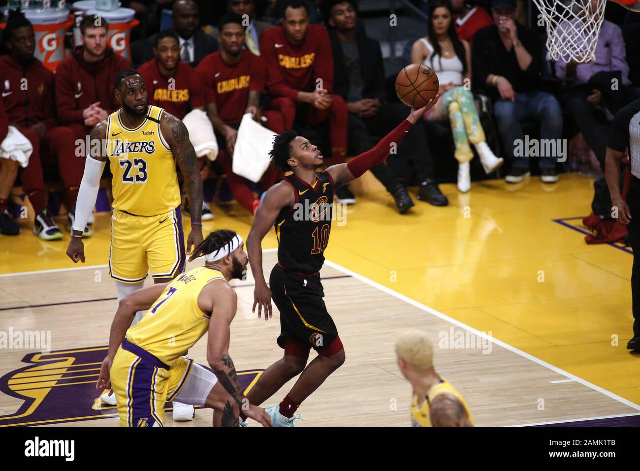 Los Angeles, California, USA. 13th Jan, 2020. Cleveland Cavaliers ...
