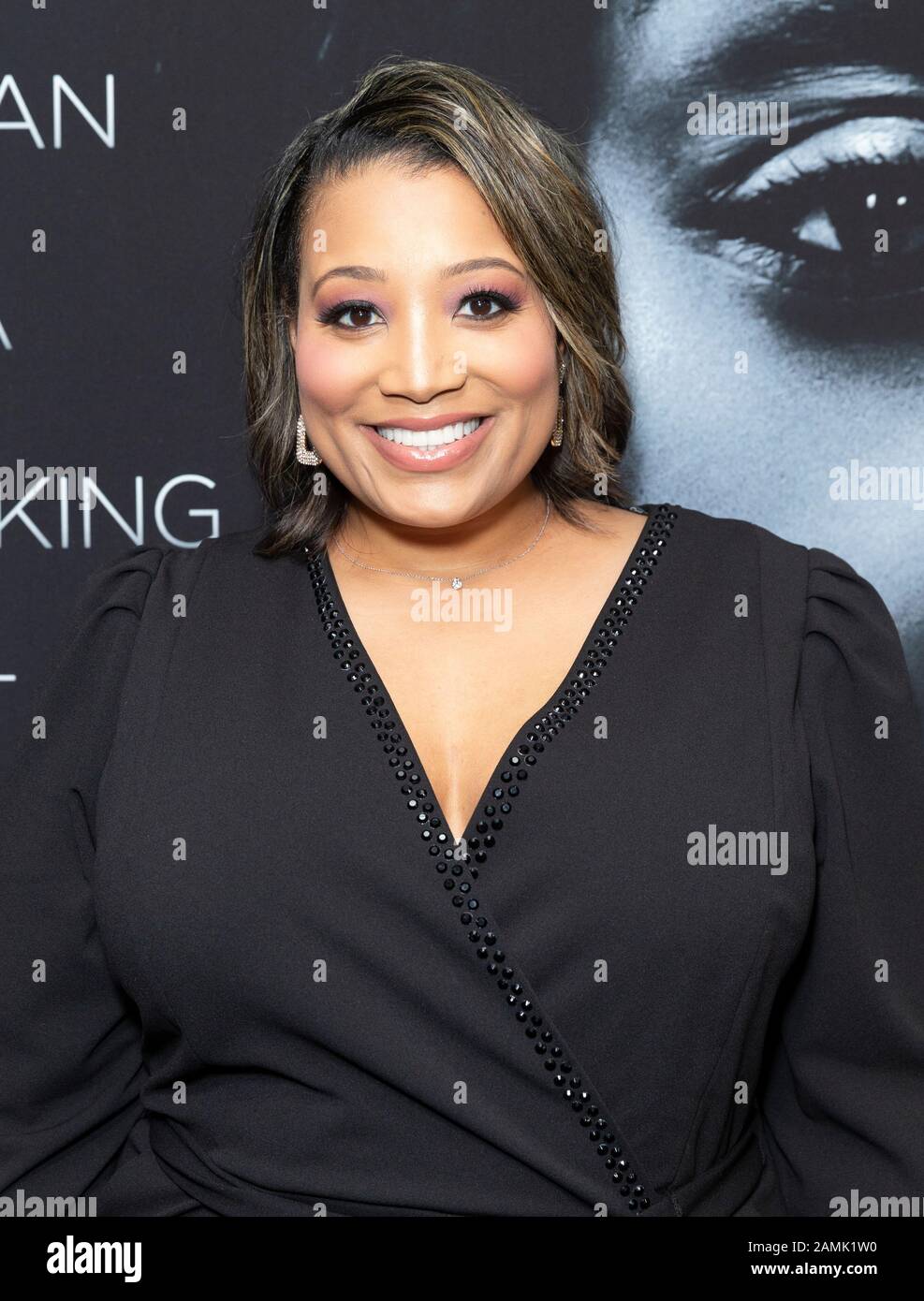 New York, NY - January 13, 2020: Michelle Sneed attends premiere of ...